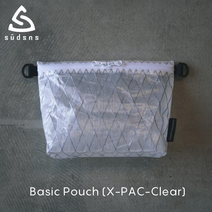 ( sudsns / Basic Pouch (X-PAC-Clear) )スーデザインワークス ベーシックポーチ 透明 軽量 防水 アウトドア 肩掛け 小物 Dyneema ガジェット ...