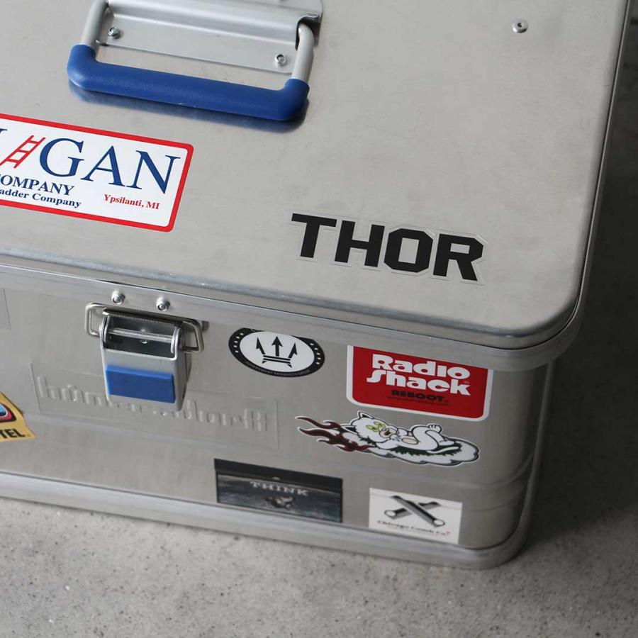 ( THOR / Logo Sticker ) ソー ロゴ ステッカー シール デコレーション デコ カスタム コンテナ 収納BOX ボックス ...