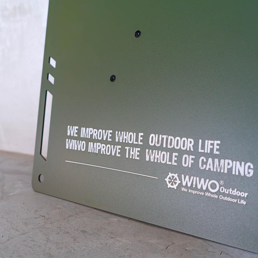 ( WIWO Amy camp table / ウィーオ エイミーキャンプテーブル ) カーキ ブラック 収納バッグ付き 折りたたみ 軽量 キャンプ アウトドア ミリタリー アルミ ...
