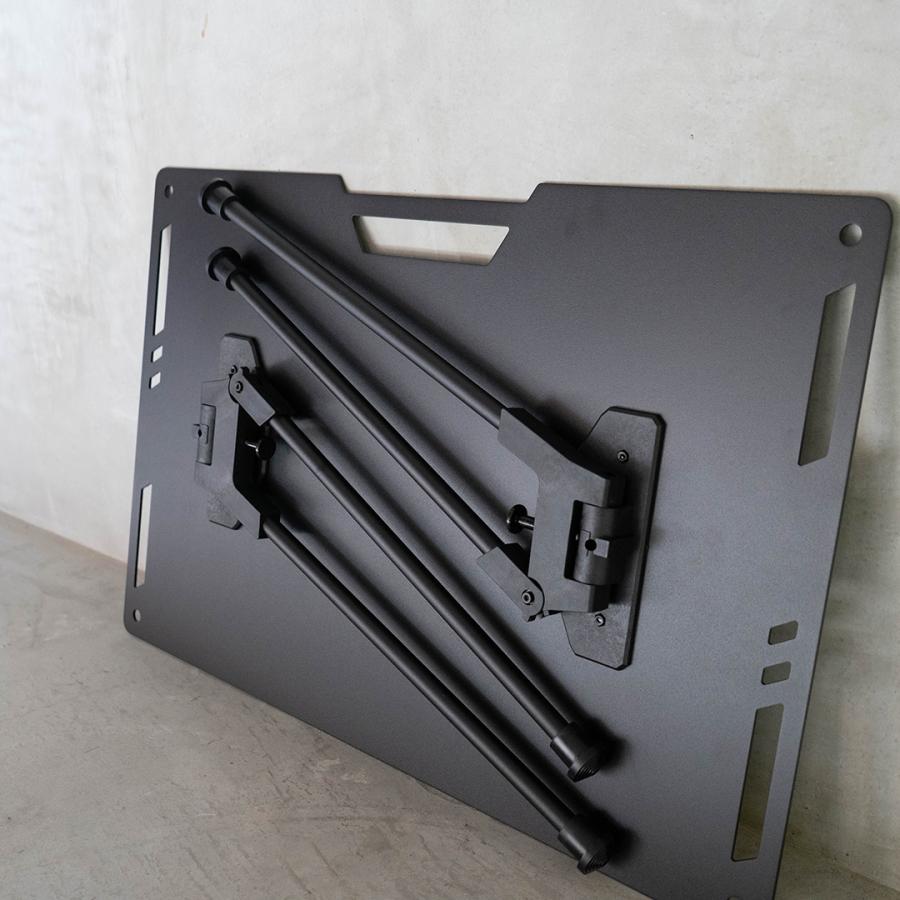 ( WIWO Amy camp table / ウィーオ エイミーキャンプテーブル ) カーキ ブラック 収納バッグ付き 折りたたみ 軽量 キャンプ アウトドア ミリタリー アルミ ...