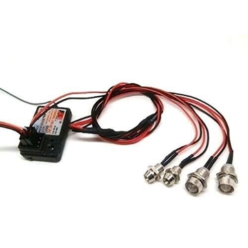 Kalevel 4 Leds rcカーLedライトユニットライトキットテールランプヘッドライトラジコンカーrcタンク : チャンスAA - 通販 - Yahoo!ショッピング