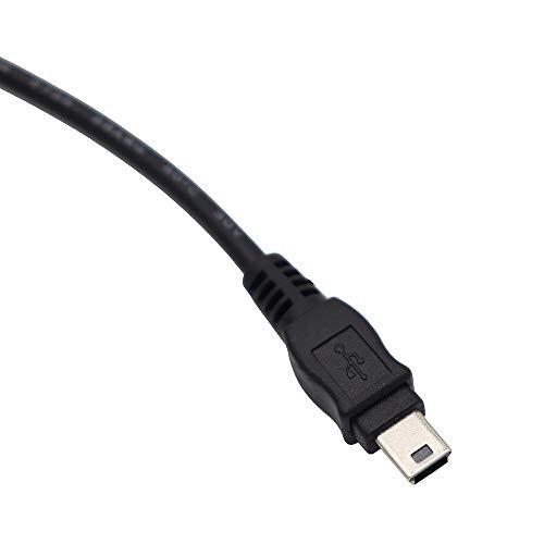 ViViSunUSB2.0-Mini B延長ケーブル USB2.0-Mini B to Mini B5芯線 5PINケーブル オスtoメス ...