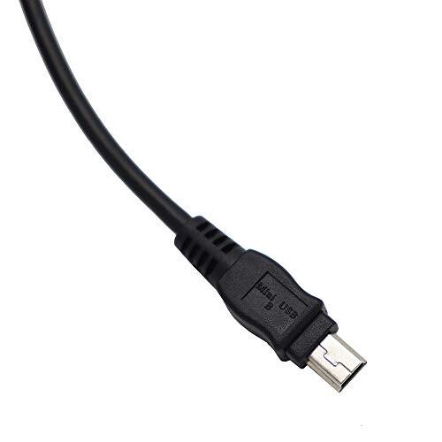 ViViSunUSB2.0-Mini B延長ケーブル USB2.0-Mini B to Mini B5芯線 5PINケーブル オスtoメス ...