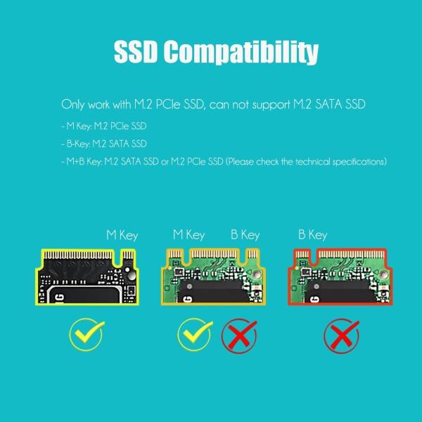 GLOTRENDS PA09-X1 M.2 PCIe X1変換アダプターカード、M.2 4.0/3.0/2.0 SSD (NVMe/AHCI Key M)用M.2ネジ付き、M.2 S ...