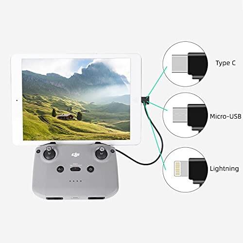 YAAAM RC-N2／RC-N1 送信機用 30cm USBケーブル for DJI Mavic 3／Mini3 Pro／Mini 2／Air 2S／Mavic Air 2 (USBケーブル ...