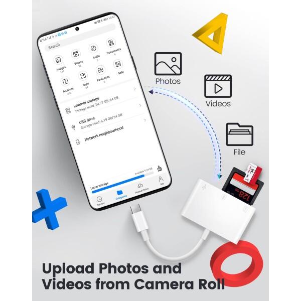 Oyuiasle USB C SD カード リーダー、iPad/Mac 用の USBC - リーダー TypeC アダプター、Mac/iPad Pro/A : チャンスAA - 通販 ...