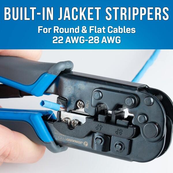 Jonard Aluminum 6 in 1 Modular Crimping Tool by Jonard Tools ...