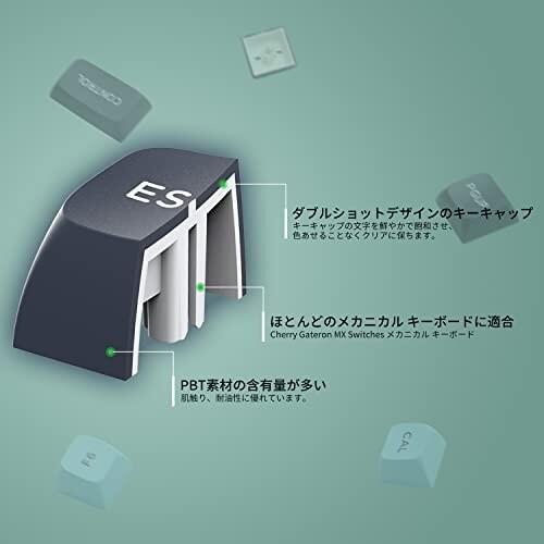 XVX キーキャップ 189キー ダブルショット PBT Cherry MX Gateronスイッチ 60%65％70％100％メ : チャンスAA - 通販 - Yahoo!ショッピング