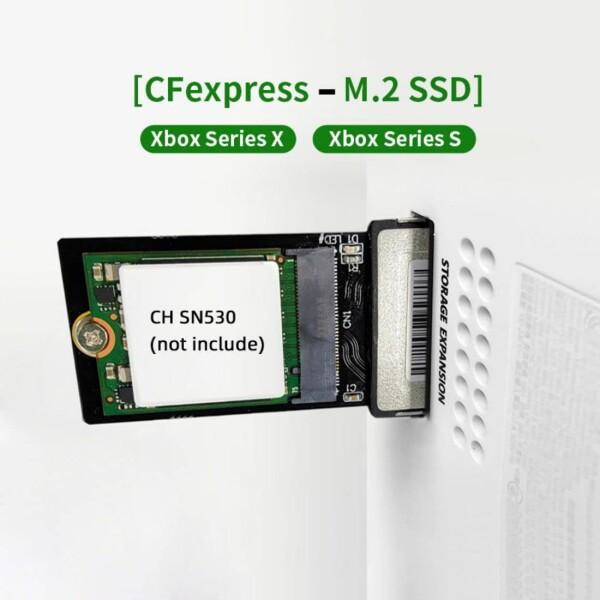 chenyang M.2 NVMe to PCIe 4.0 CF Express Type B ハードドライブコンバーターボックス Xbox Series X/S 2230mm CH SN53 ...