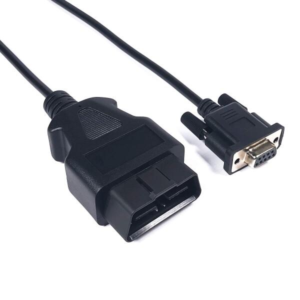 UART Female DB9 Port to OBD2 OBDII 16PIN Cable fits USB2CAN module of ...