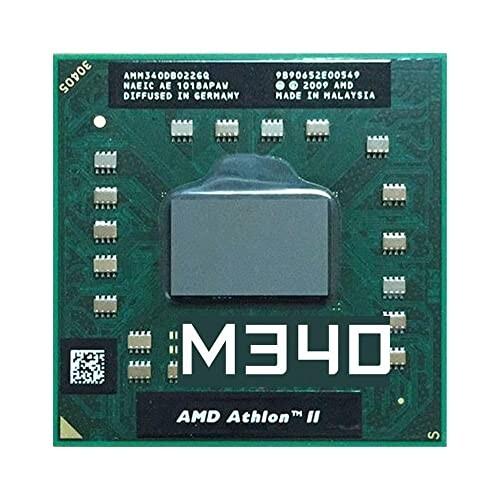 AMD Athlon II M340 ラップトップ CPU 使用 2 コア スレッド モバイル プロセッサ 2.2 GHz 1M 35W ...