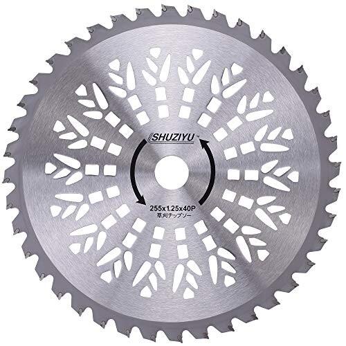 SHUZIYU 草刈機用チップソー255x40P 10枚組 : チャンスAA - 通販 - Yahoo!ショッピング