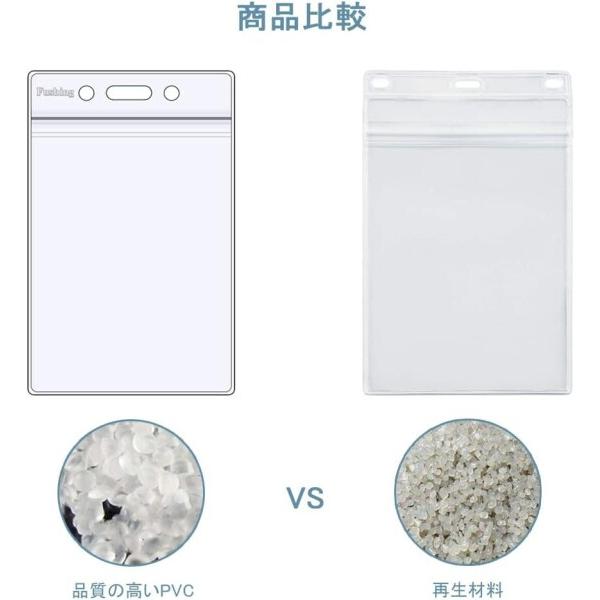 DFsucces IDカードホルダー ソフトネームケース 名札ホルダー 防水 クリア PVC製 社員証 学生証 会員 : 49069262816 : チャンスAA - 通販 - Yahoo ...