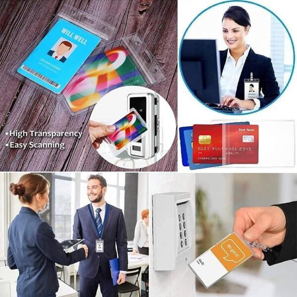 DFsucces IDカードホルダー ソフトネームケース 名札ホルダー 防水 クリア PVC製 社員証 学生証 会員 : 49069262816 : チャンスAA - 通販 - Yahoo ...