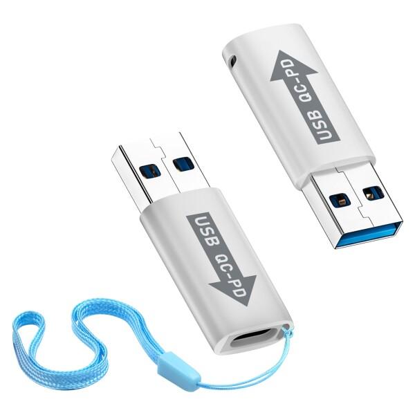Duttek USB A C変換アダプタ 10Gbps USB3.1からUSB USB3.1 QCオスからUSB C PDメス変換アダプタ : チャンスAA - 通販 - Yahoo!ショッピング