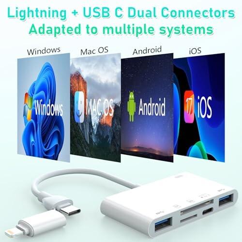 MFi認証品 iPhone SDカードリーダー 6in2 Lightning/Type C - USB3.0/Type C/SD/microSD 変換アダプタ メモリーカー ...