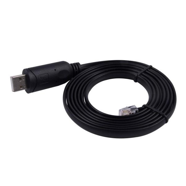 USB to RJ12 6P6C RS232 FTDI Serial Converter APC PDU Cable for UPS 940 ...