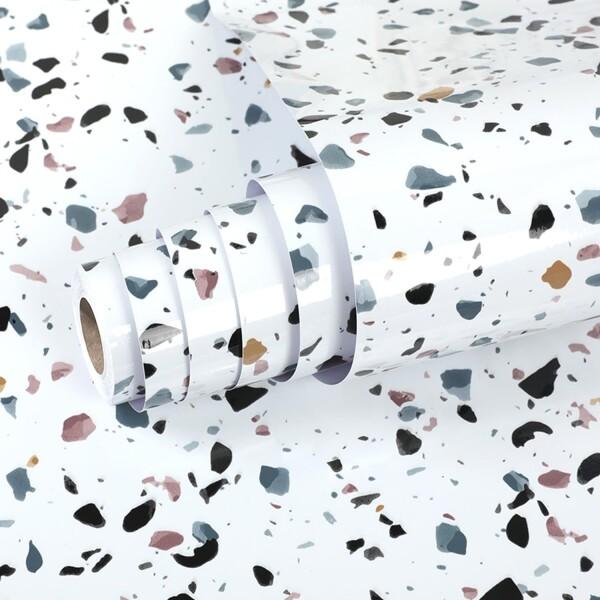 wolpin(ウォーピン) 壁紙シール リメイクシート 艶消し 60cmx10m 大理石調 WP-YT508 : チャンスAA - 通販 ...