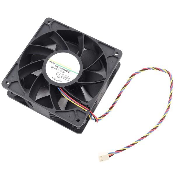 Yctze DC 12V 2.7A 6000RPM 4ピンコネクタ冷却ファン交換用Antminer S7 S9、CPU、HPサーバー、ASIC、120mm PWM、 : 49073358057 ...