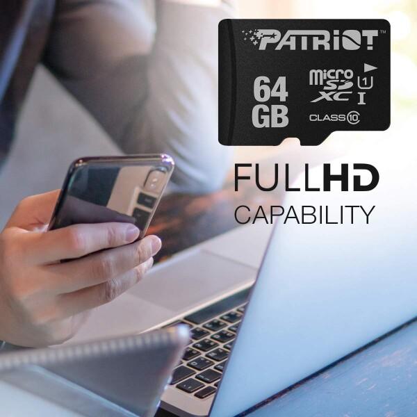 Patriot LX Series micro SD Flash Memory card 64GB - 5 Pack : チャンスAA ...