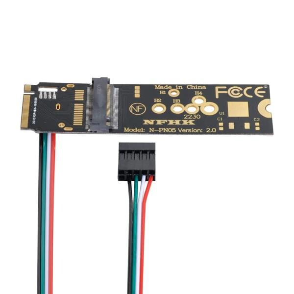 NFHKワイヤレスNGFFA/E-KeyWiFiカードからM.2NGFF Key-M NVME SSDアダプター（AX200 Wifi 6 Bluetooth 5.1用 ...