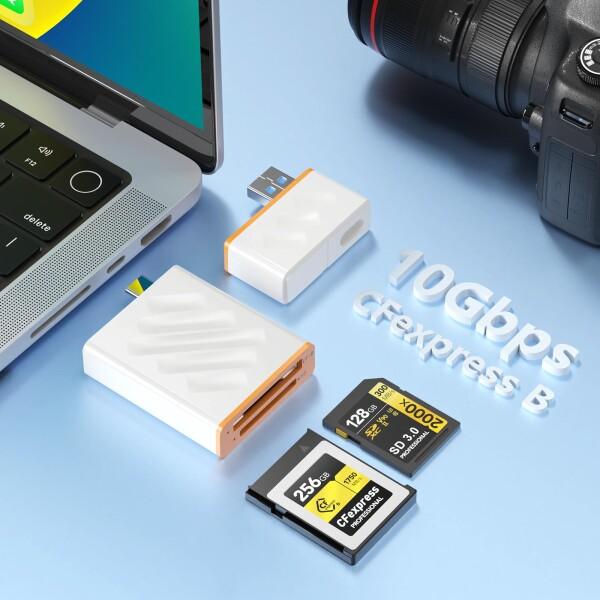 10Gbps Cf Express Typeb/SDカードリーダー、ポータブル4-in-1 USB 3.2 Gen 2 Cfexpress Type B カードリー : チャンスAA - 通販 ...