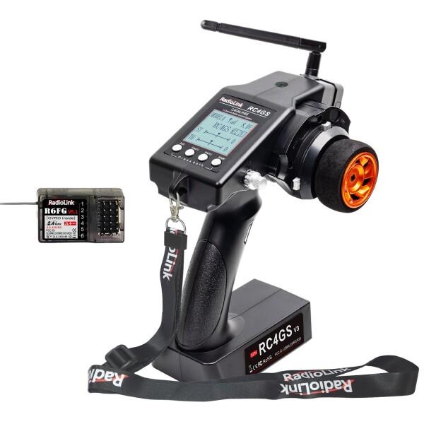Radiolink RC4GS V3 5CH RC送信機、R6FGジャイロ防水受信機付き、FHSS 2.4GHz ラジコン プロポセット、電圧 : チャンスAA - 通販 - Yahoo!ショッピング