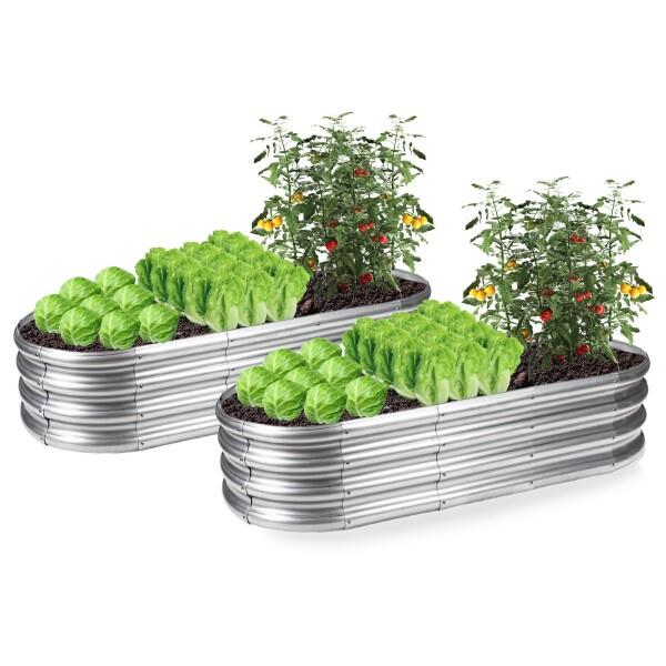 DEWEL レイズドガーデンベッド 亜鉛メッキ プランターボックス ガーデン 金属製 ガーデンベッド : チャンスAA - 通販 - Yahoo!ショッピング