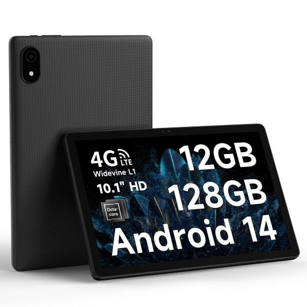 ALLDOCUBE タブレット10インチiPlay 60S 4G Android 14 4GLTEデュアルSIM Widevine L1 Netflix対応 12GB(4+8仮想)+128GB ...
