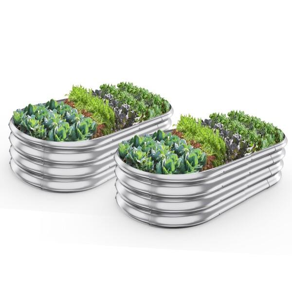 DEWEL レイズドガーデンベッド 亜鉛メッキ プランターボックス ガーデン 金属製 ガーデンベッド : チャンスAA - 通販 - Yahoo!ショッピング