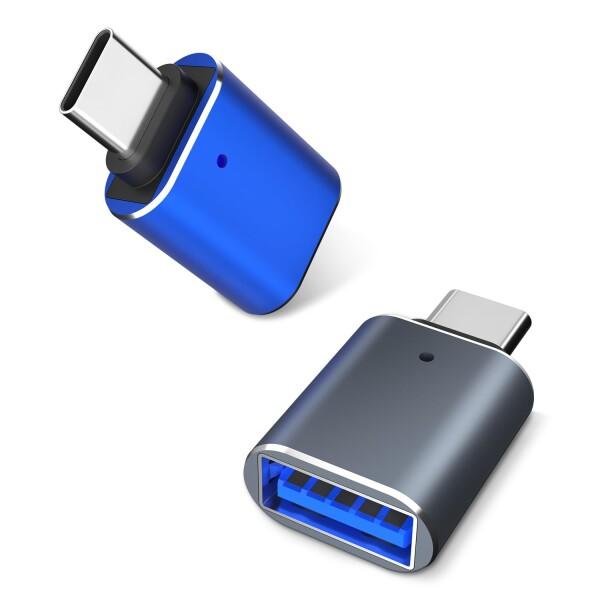 iDiskk USB Type C 変換アダプター 2個セット 3.2 USB-A 変換アダプタ 高速データ転送 OTG対応 : チャンスAA ...