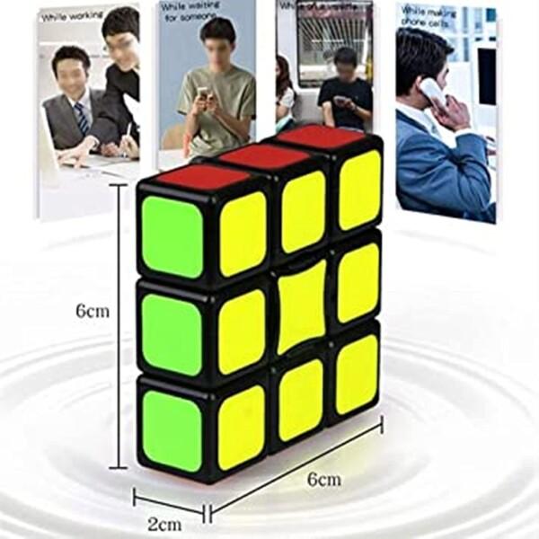 Bokefenuo QY 1x3x3 スーパーフロッピーステッカーレス 3x3x1 ブラックタイトルバージョン マジックキ : チャンスAA ...