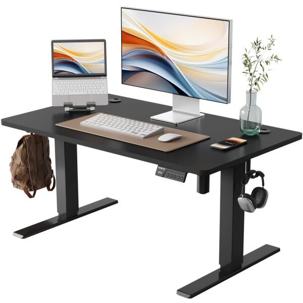 YIHAYO ローデスク 高さ46-72cm 昇降デスク 幅100cm 奥行き60cm 電動 ゲーミングデスク 高さメモリー機 : チャンスAA - 通販 - Yahoo!ショッピング