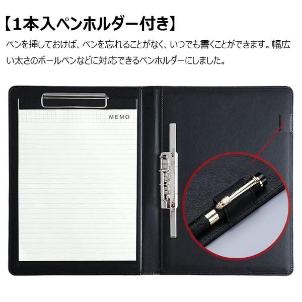 Costowns 二つ折り ダブルクリップファイル 横型 縦型クリップ バインダー クリップボードpu レザ : チャンスAA - 通販 - Yahoo!ショッピング