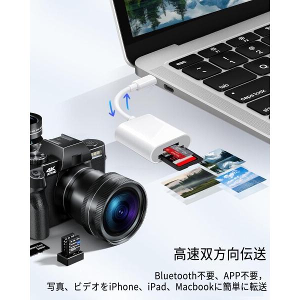 iPhone 15/16/iPad/MacBook/Mac用Type-c SDとマイクロSDカードリーダー タイプc sdカードリーダー 高速 : チャンスAA - 通販 - Yahoo!ショッピング