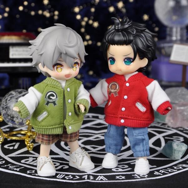 YMY Ob11 人形 服 野球 ユニフォーム 1/12スケール BJD GSC モリー ymy doll 服（グリーン） : チャンスAA ...