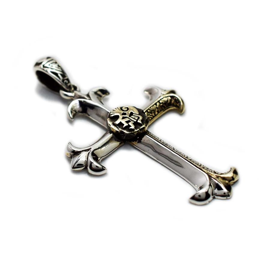 シルバーアクセサリー グッドバイブレーションズ ココペリ メタル アラベスク クロス チャーム ペンダントトップ 十字架 シルバー925 : CHAOS accessory - 通販 ...