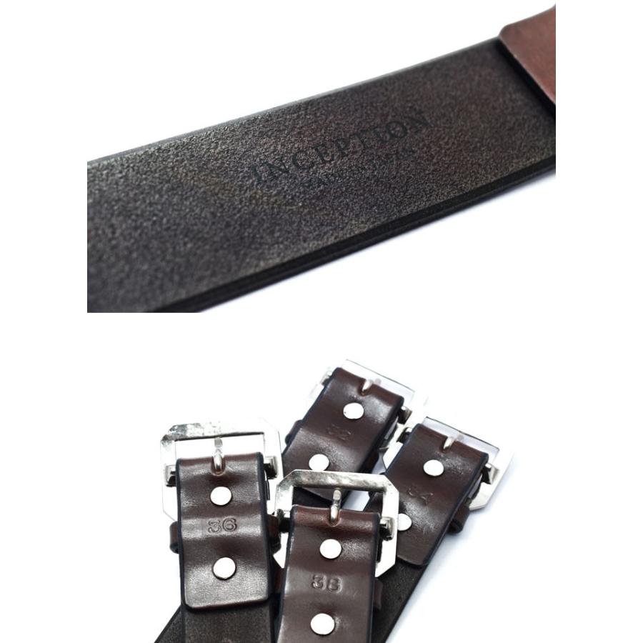 OPUS インセプション 財布 【32/34/36/38インチ対応】ベルト INCEPTION 40mm巾 栃木レザー サドルブラウン ...
