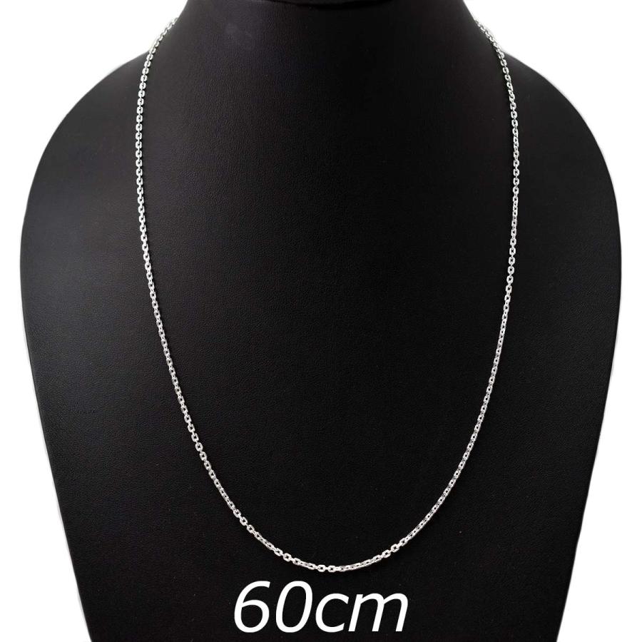 送料無料 2mm小豆チェーン シルバーアクセサリー チェーン ネックレス アズキ 単品 メンズ レディース 60cm スターリング シルバー 925 : CHAOS accessory ...