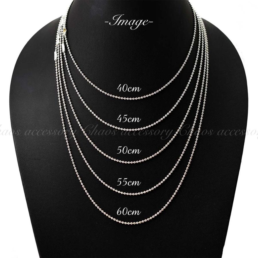 2mm ボールチェーン コネクタータイプ シルバーアクセサリー チェーン ネックレス 単品 メンズ レディース シンプル シルバー 925 55cm : silverchain-ball-c ...