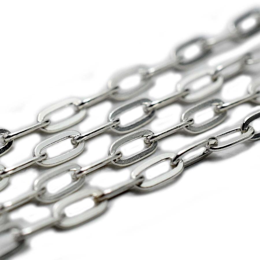 シルバーアクセサリー チェーン ネックレス 2.5mm 小判 ホピ 単品 メンズ レディース レオン シンプル 55cm（22インチ） : CHAOS accessory - 通販 ...