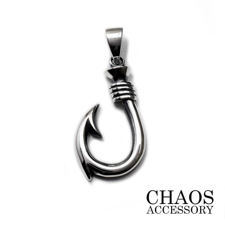 【34×15mm】シルバーアクセサリー メンズ シルバー925 釣り針 フィッシュフック ペンダントトップ チャーム ハワイアンジュエリー : CHAOS accessory - 通販 ...