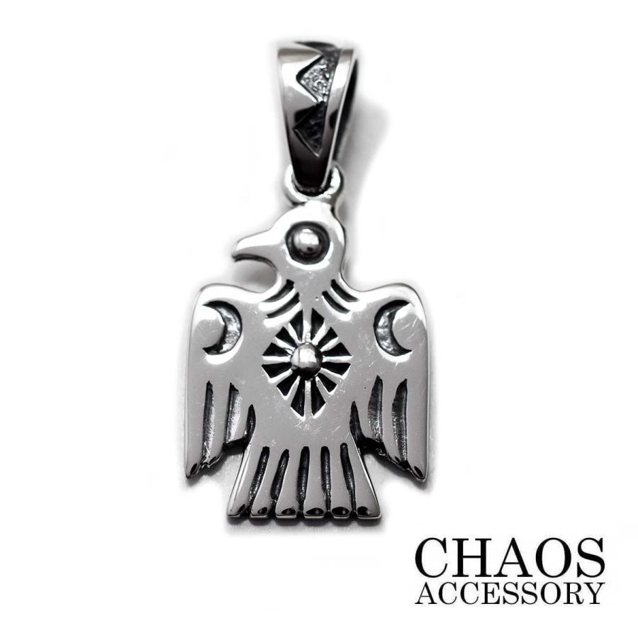 サンダーバード シルバーアクセサリー メンズ シルバー925 レディース スタンプワーク ペンダントトップ チャーム 32×15mm : CHAOS accessory - 通販 ...