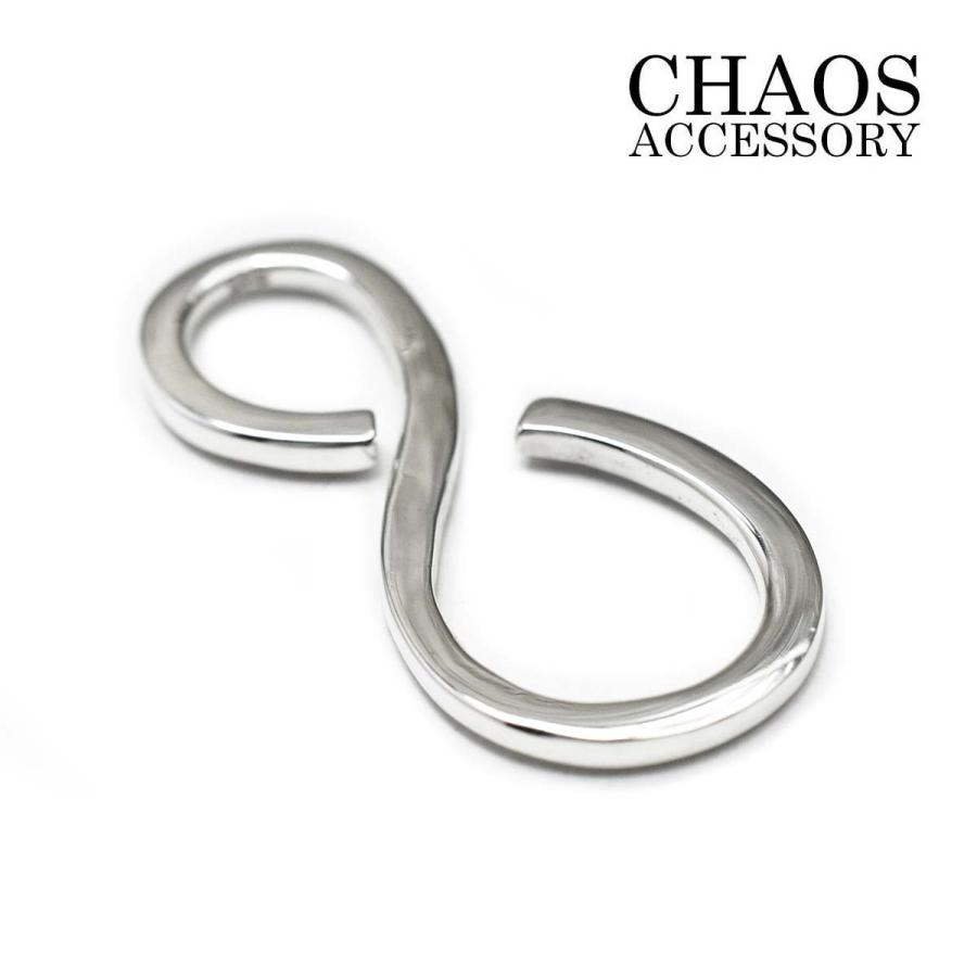 33×15mm シルバー925 カスタムパーツ エイトフック 八の字 S字フック Sカン キーリング シルバーアクセサリー キーフック キーチェーン :sv-s-hook-01:CHAOS ...