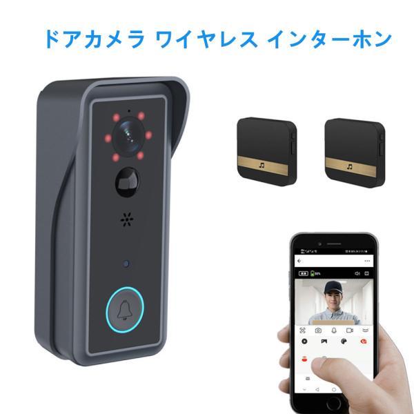 ドアカメラ ワイヤレス wifi インターホン 防犯 動体検知 : CHAOYILIU - 通販 - Yahoo!ショッピング
