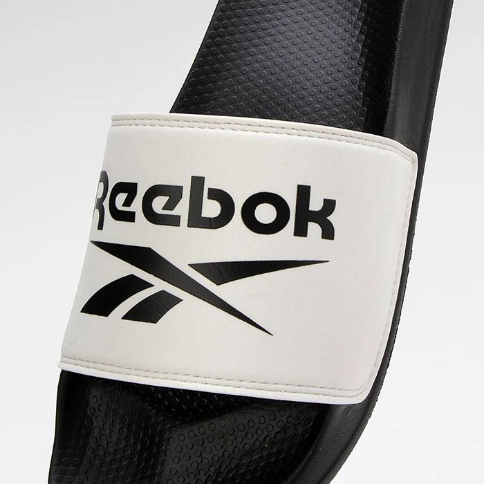 Reebok リーボック メンズ シャワー ビーチ プール カジュアル サンダル フルゲーレ スライド 100063274 ブラック ホワイト ...