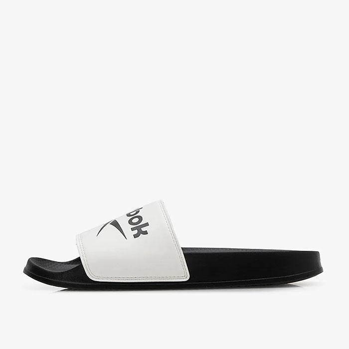 Reebok リーボック メンズ シャワー ビーチ プール カジュアル サンダル フルゲーレ スライド 100063274 ブラック ホワイト ...