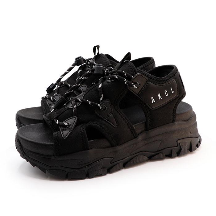 AKIII CLASSIC アキクラシック レディース アウトドア スポーツ 厚底 サンダル アキ アナトリア AKC-0073-TBL ブラック : シューズショップ チャップリン - 通販 ...