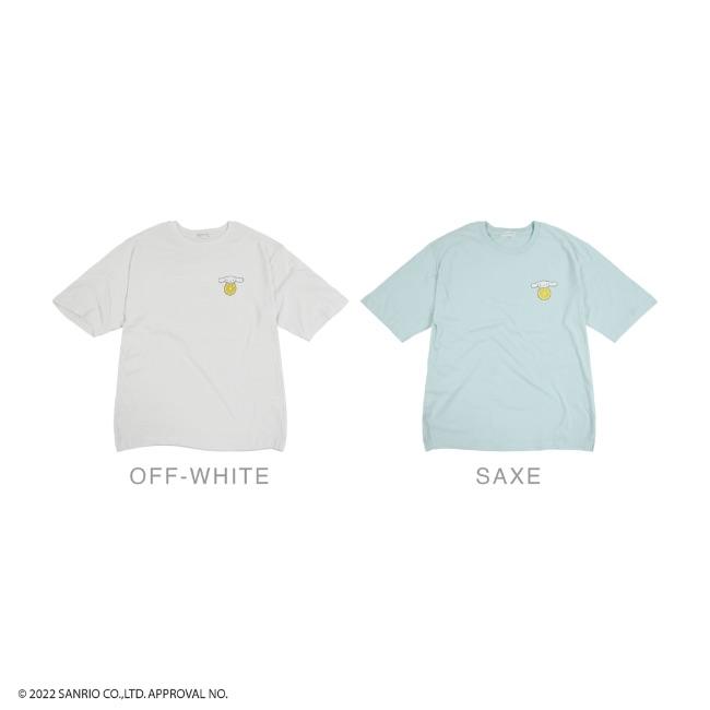 シナモロール サンリオ ビック Tシャツ 半袖 バック プリント フルーツ sanrio M L LL :cr1122-345 ...