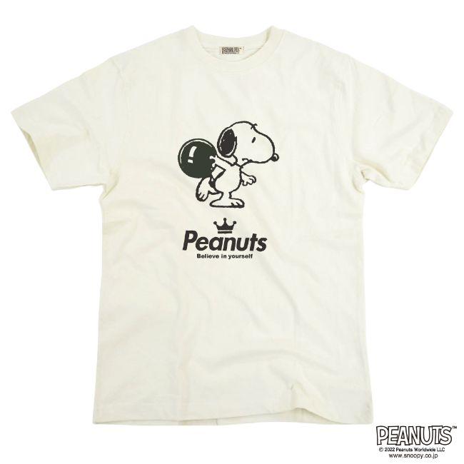 SNOOPY スヌーピー 半袖 Tシャツ ボーリング チーム メンズ SNOOPY スヌーピー 半袖 Tシャツ ボーリング チーム メンズ